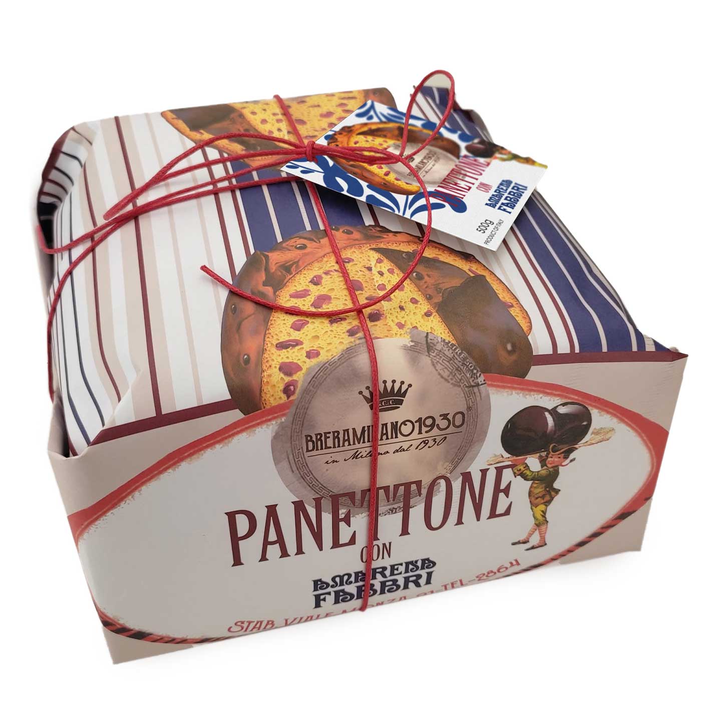 Panettone with fabbri amarena cherries 1 kg 1Kg Brera Milano | Eataly