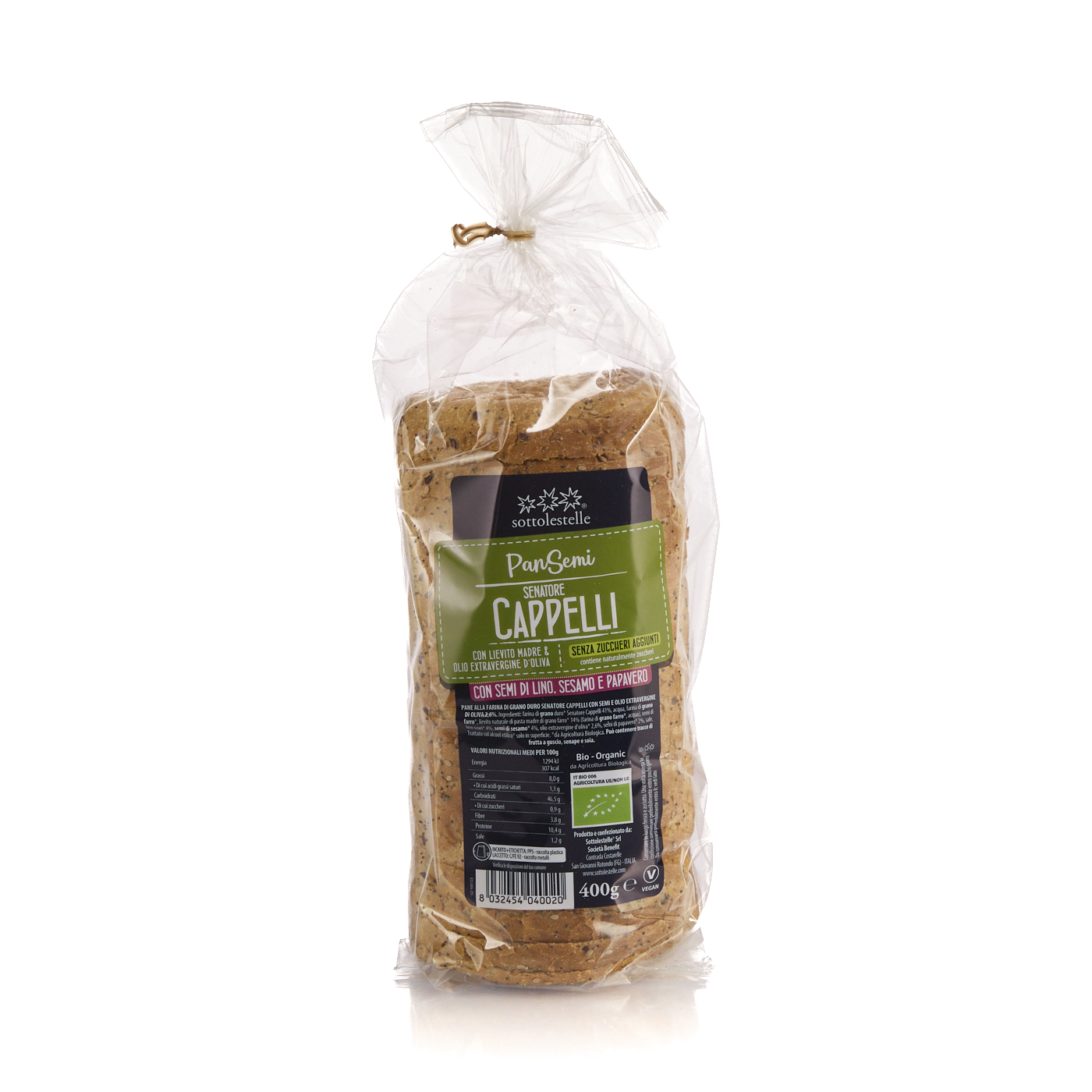 Pane ai semi di lino, sesamo e papavero con farina di grano duro ...